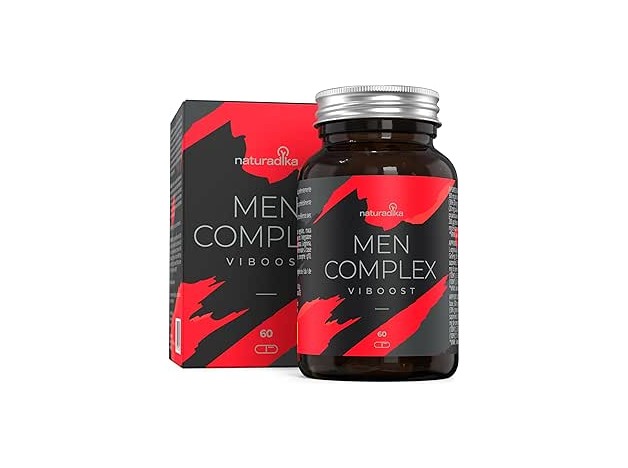 Naturadika Men Complex Viboost | Fuerza y Resistencia | 120 Cápsulas ...