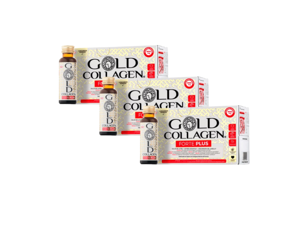 Gold Collagen Forte Plus Triplo | Cuidado Integral para Piel, Cabello y ...
